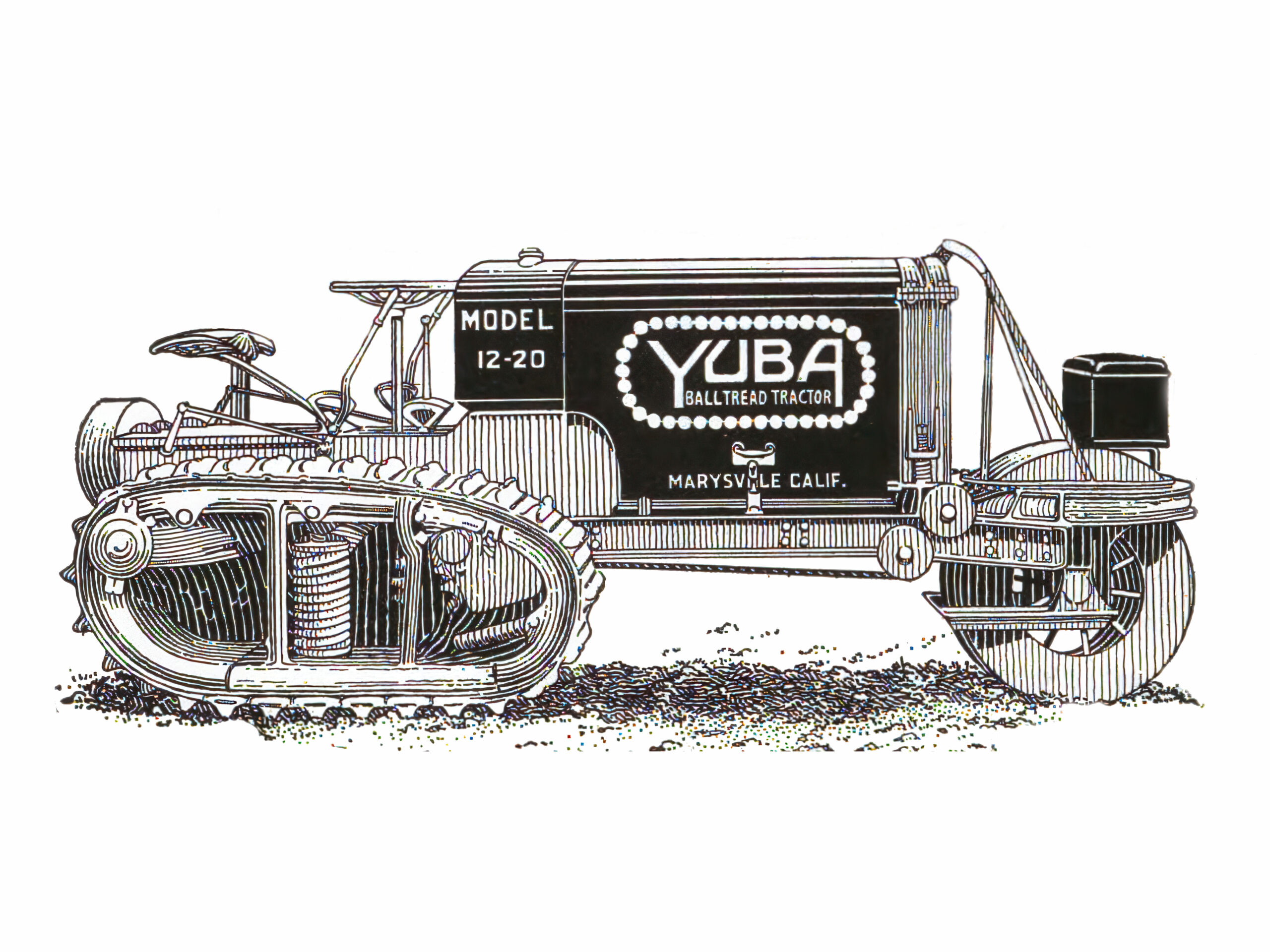 Yuba Ball Tread Tractor: 12-20 & 20-35 HP Models