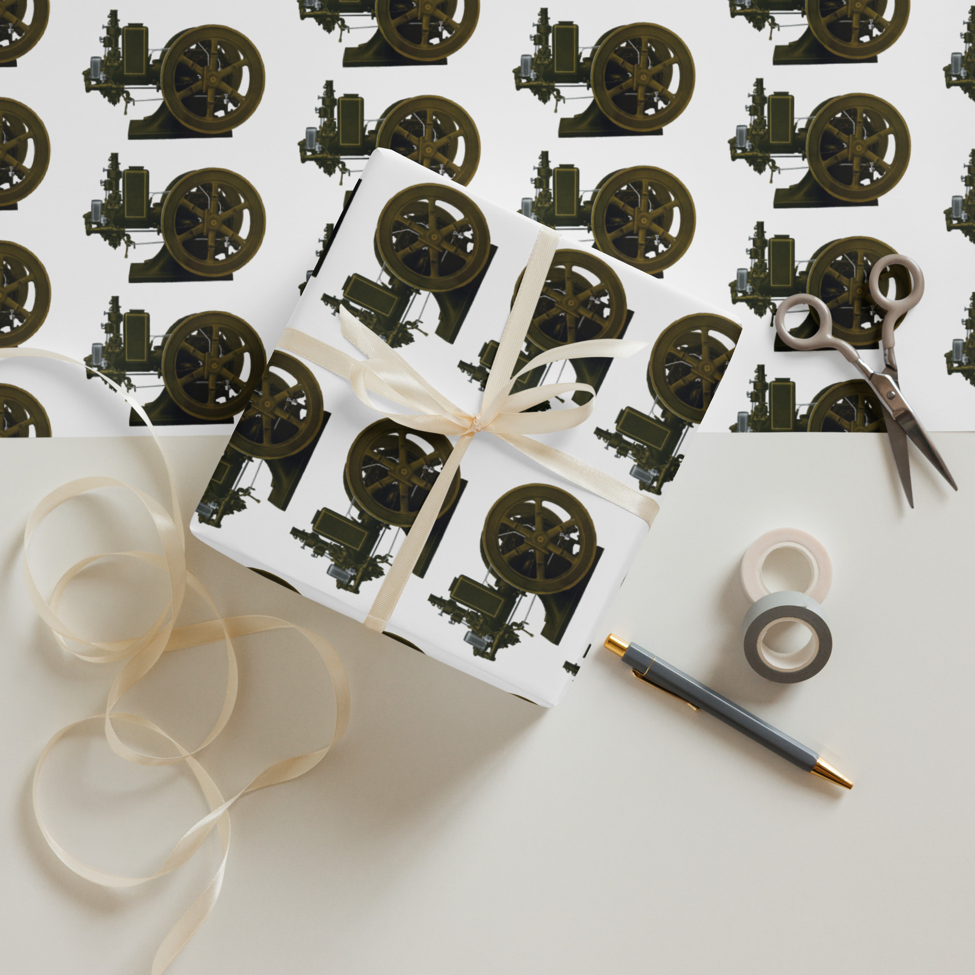 Side Shaft Engine Wrapping paper sheets - Antique Tractor Life
