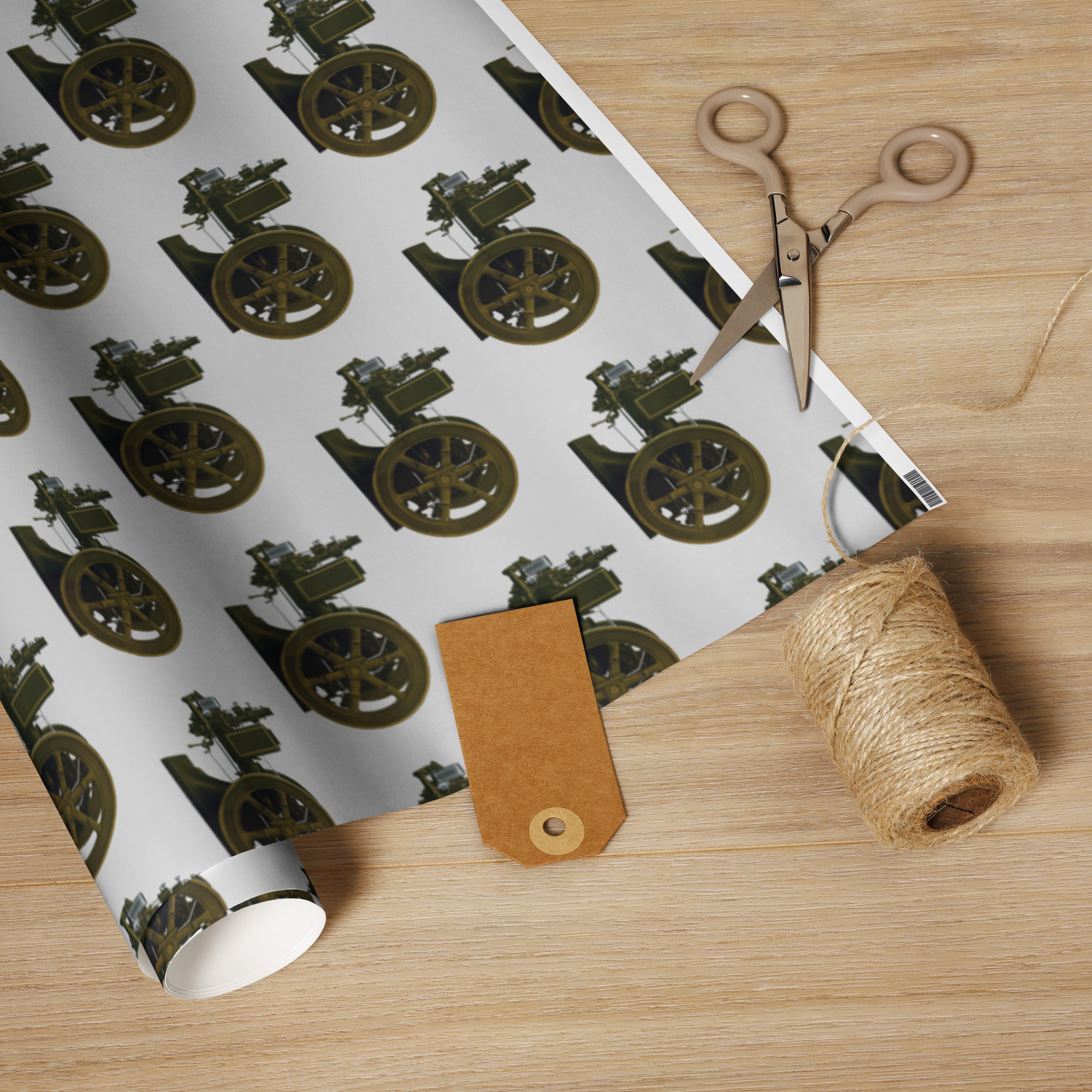 Side Shaft Wrapping paper roll - Antique Tractor Life